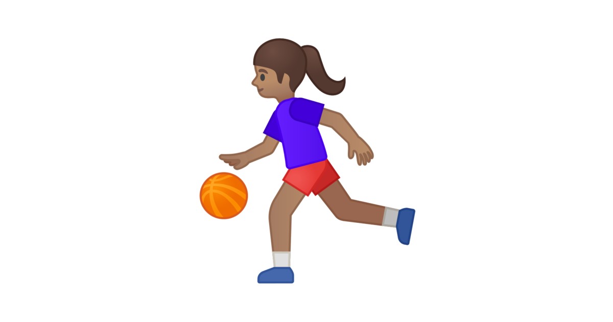 ⛹🏽‍♀️ Woman Bouncing Ball: Medium Skin Tone Emoji