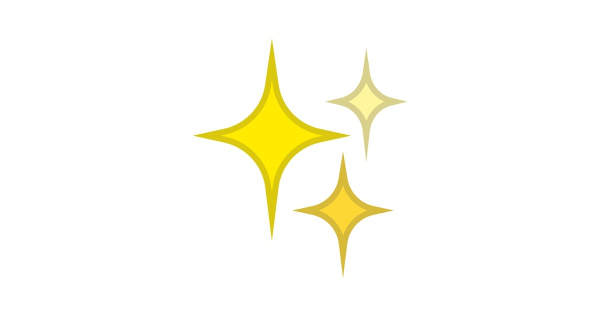 funkelnde Sterne-Emoji