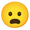 😦 entsetztes Gesicht-Emoji