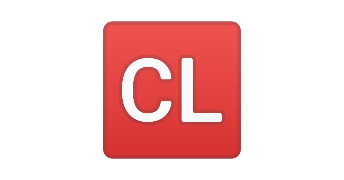 🆑 Botão CL Emoji