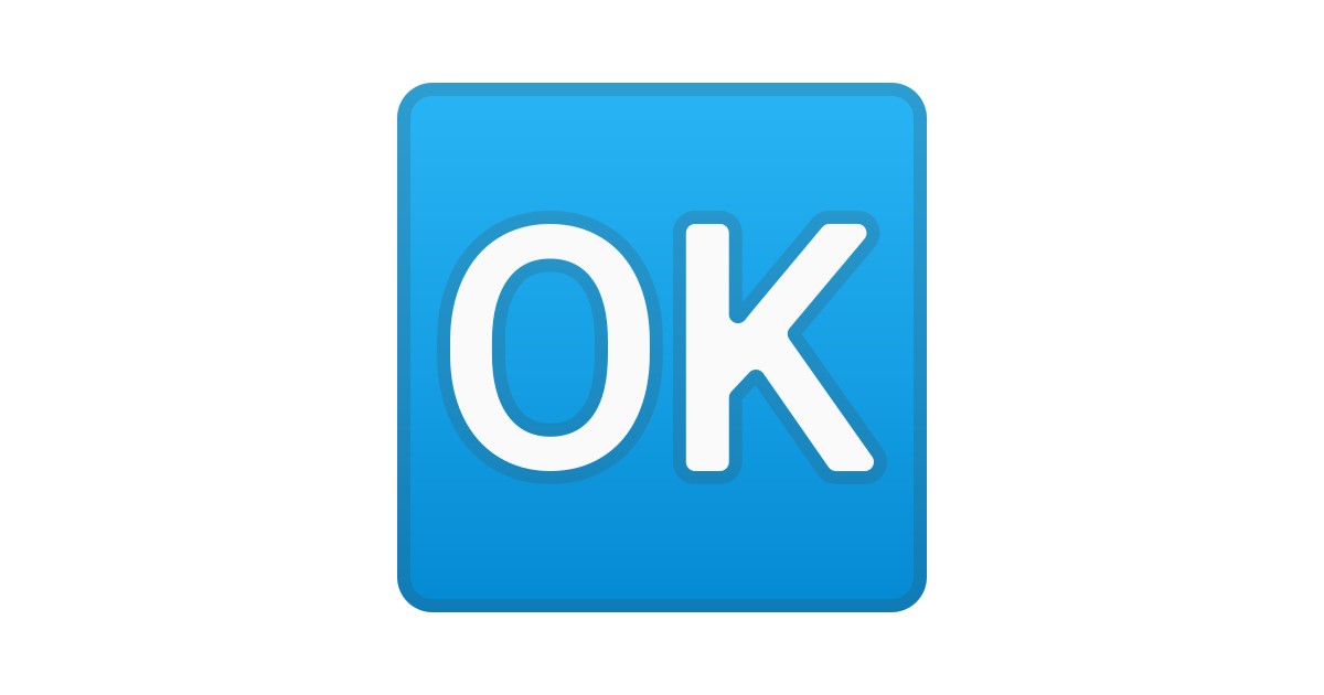 🆗 Bouton OK Emoji
