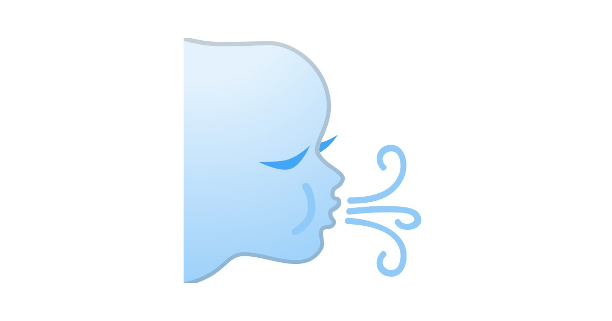 🌬️ Vent Avec Visage Emoji