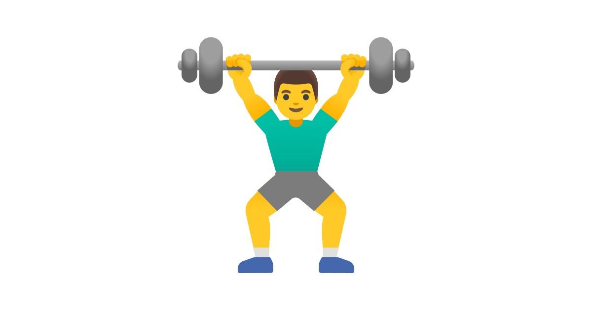 🏋️‍♂️ Uomo Che Solleva Pesi Emoji