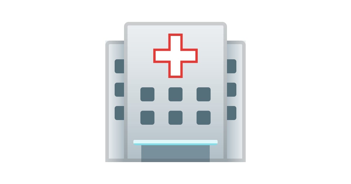 🏥 Hospital Emoji