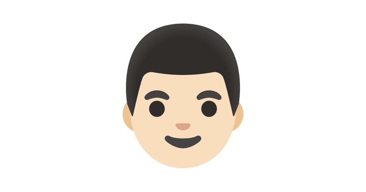 👨🏻 Homme : Peau Claire Emoji