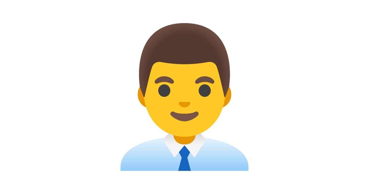 👨‍💼 Man Office Worker Emoji