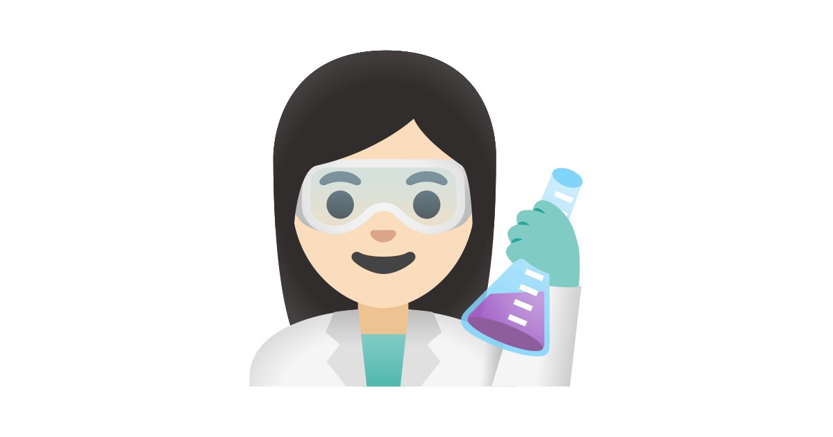 👩🏻‍🔬 Woman Scientist: Light Skin Tone Emoji