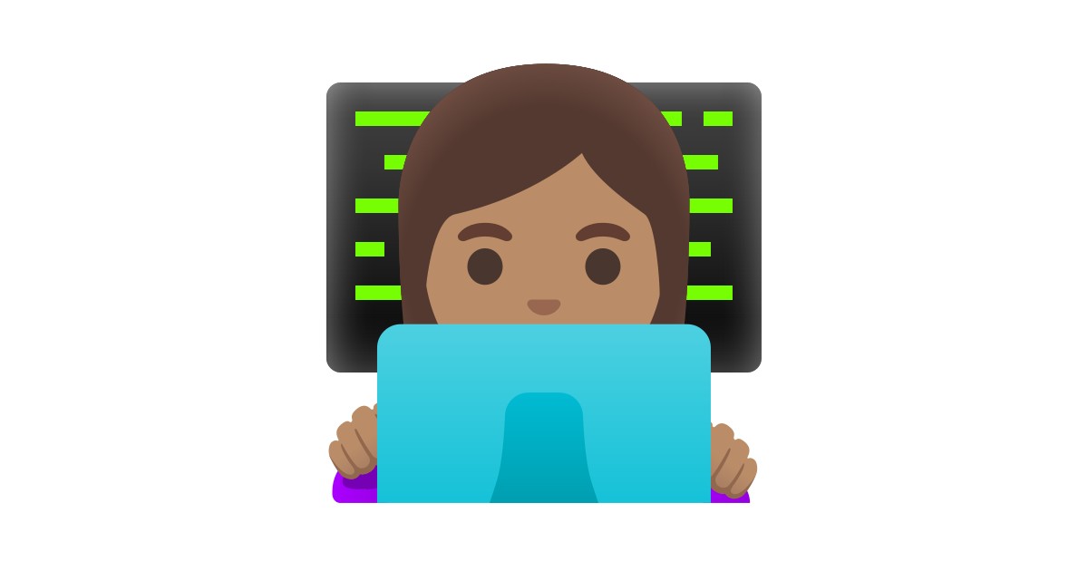 👩🏽‍💻 Woman Technologist: Medium Skin Tone Emoji