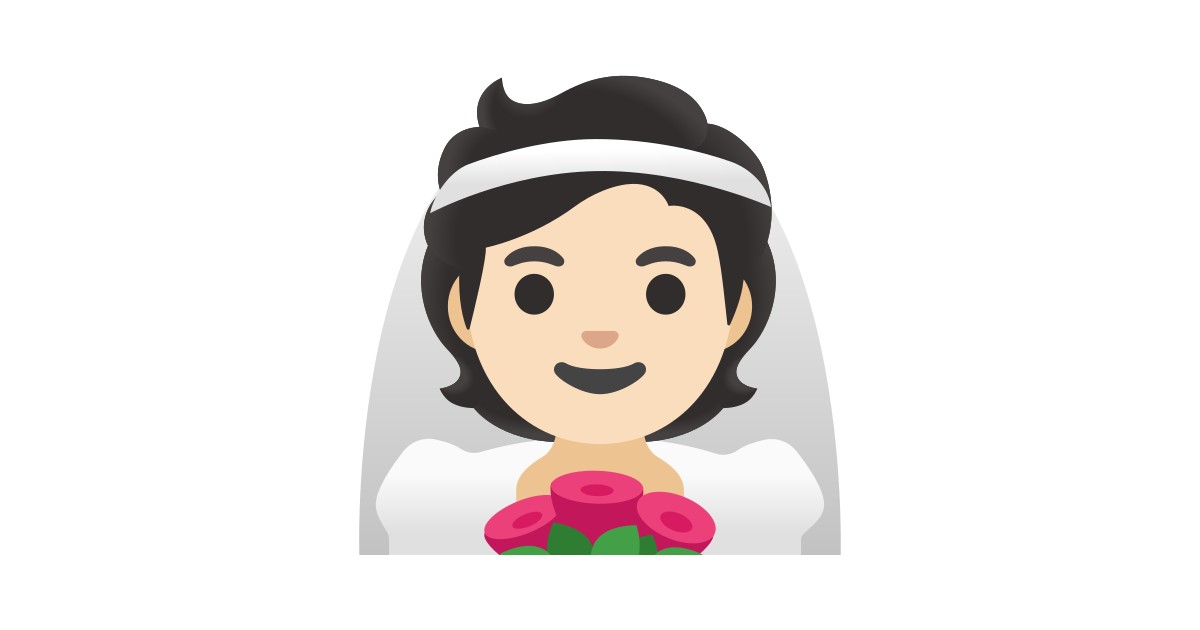 👰🏻 Person With Veil: Light Skin Tone Emoji