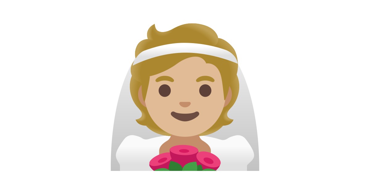 👰🏼 Person With Veil: Medium-light Skin Tone Emoji