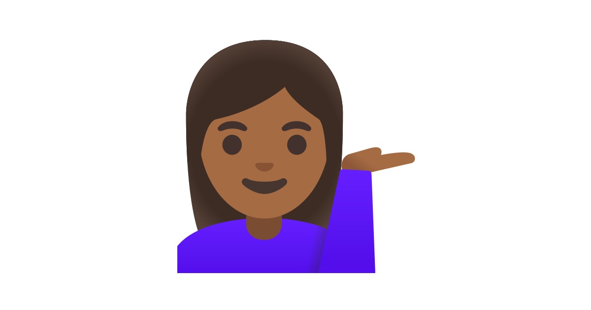 💁🏾‍♀️ Woman Tipping Hand: Medium-dark Skin Tone Emoji