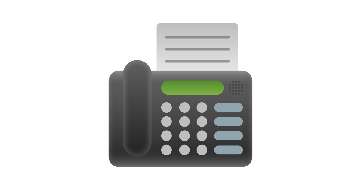 📠 Máquina De Fax Emoji