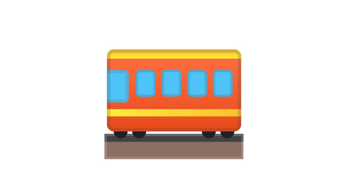 🚃 Eisenbahnwagen-Emoji