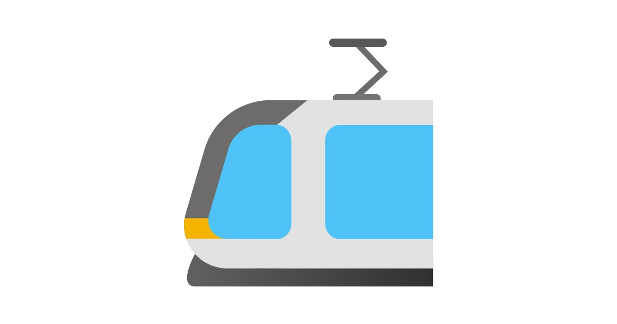 🚈 Trem Urbano Emoji