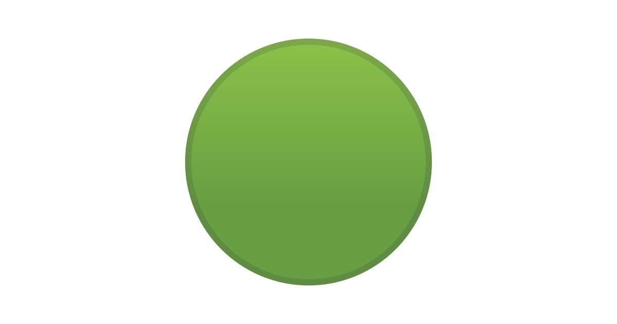 🟢 Cerchio Verde Emoji