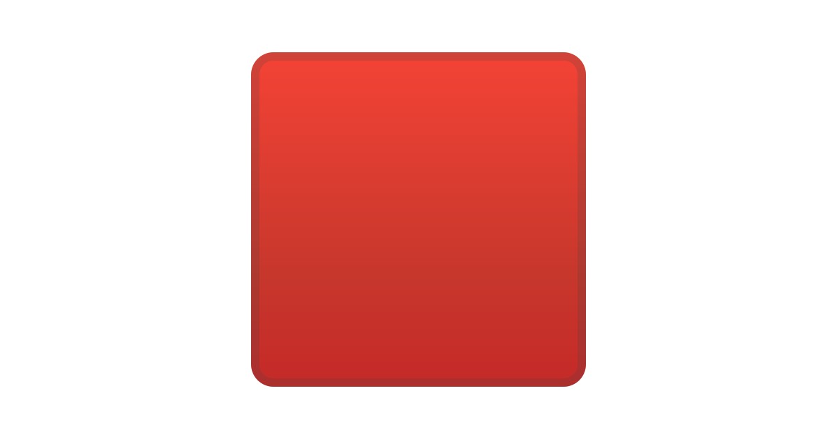 🟥 Quadrato Rosso Emoji