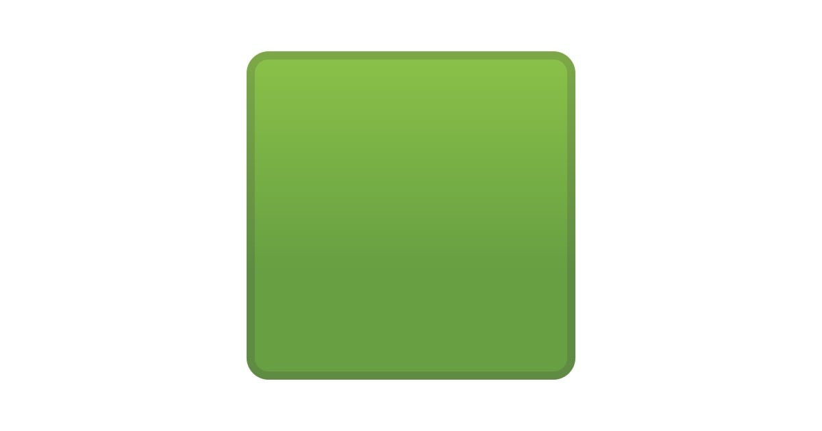  Green Square Emoji