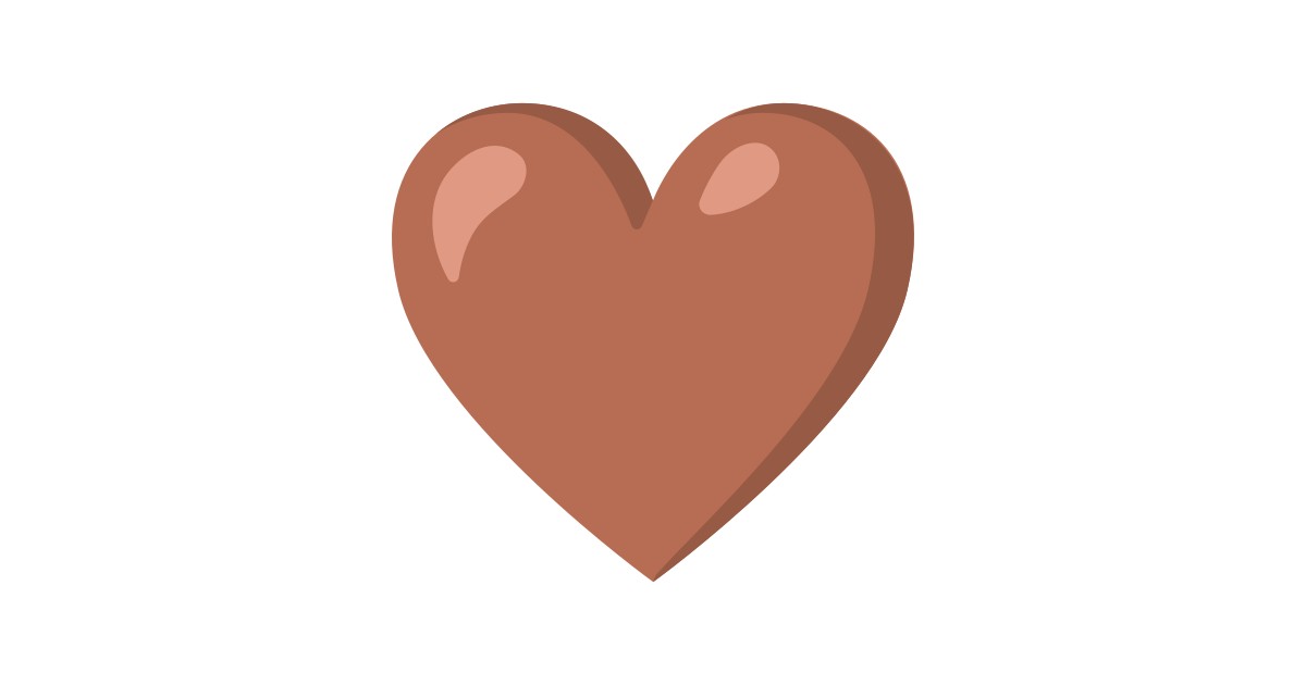 Brown Heart Emoji