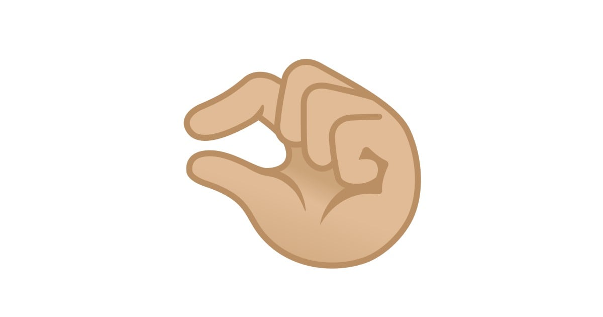 🤏🏼 Pinching Hand: Medium-light Skin Tone Emoji
