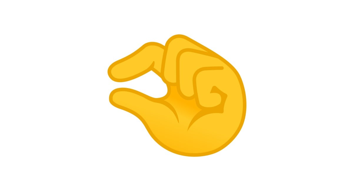 🤏 Mano Pellizcando Emoji