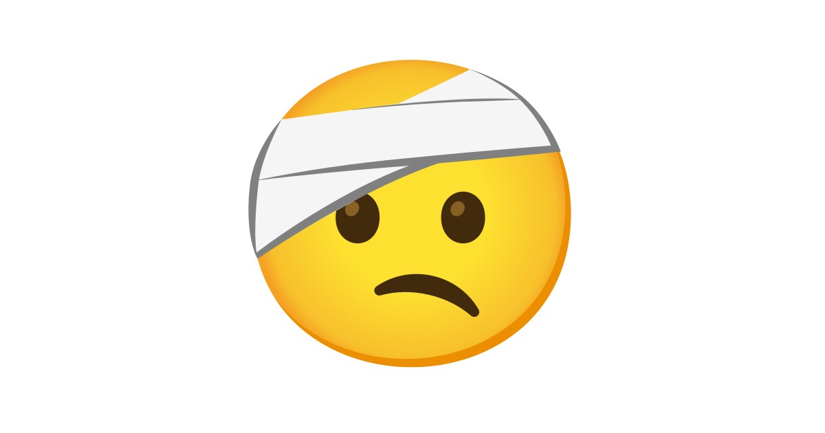 🤕 Rosto Com Atadura Na Cabeça Emoji