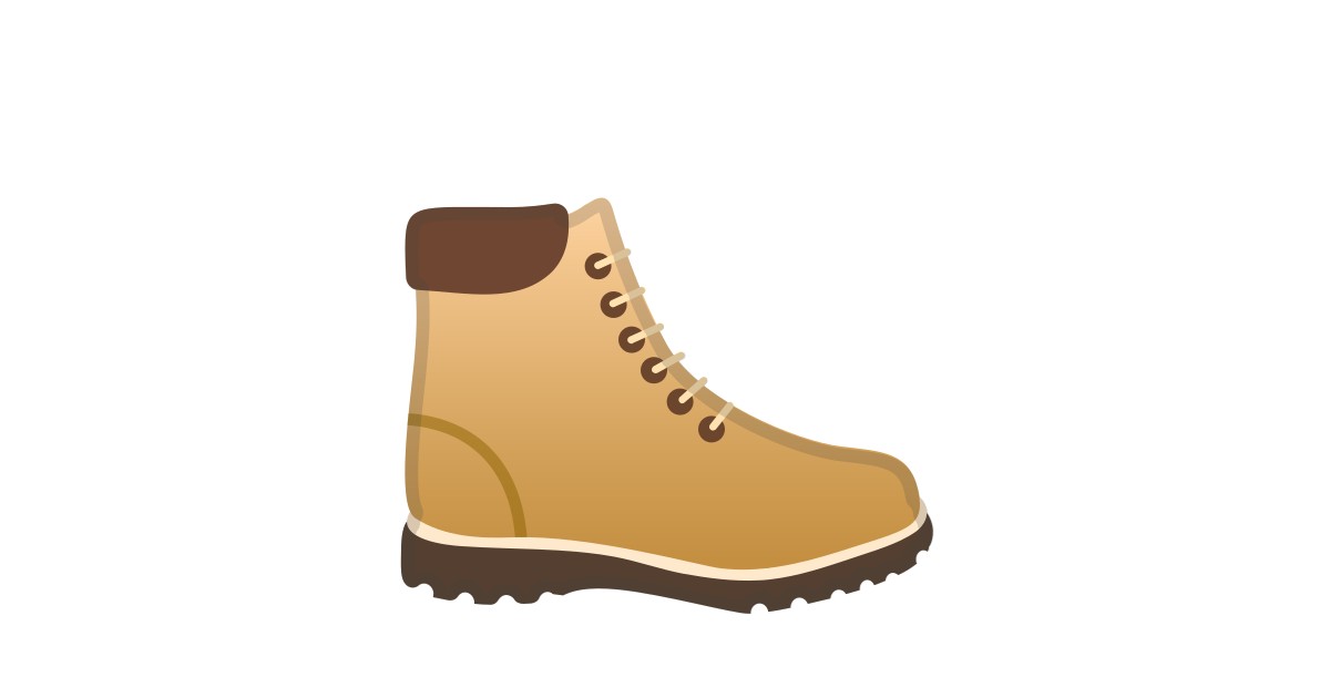🥾 Chaussure De Randonnée Emoji