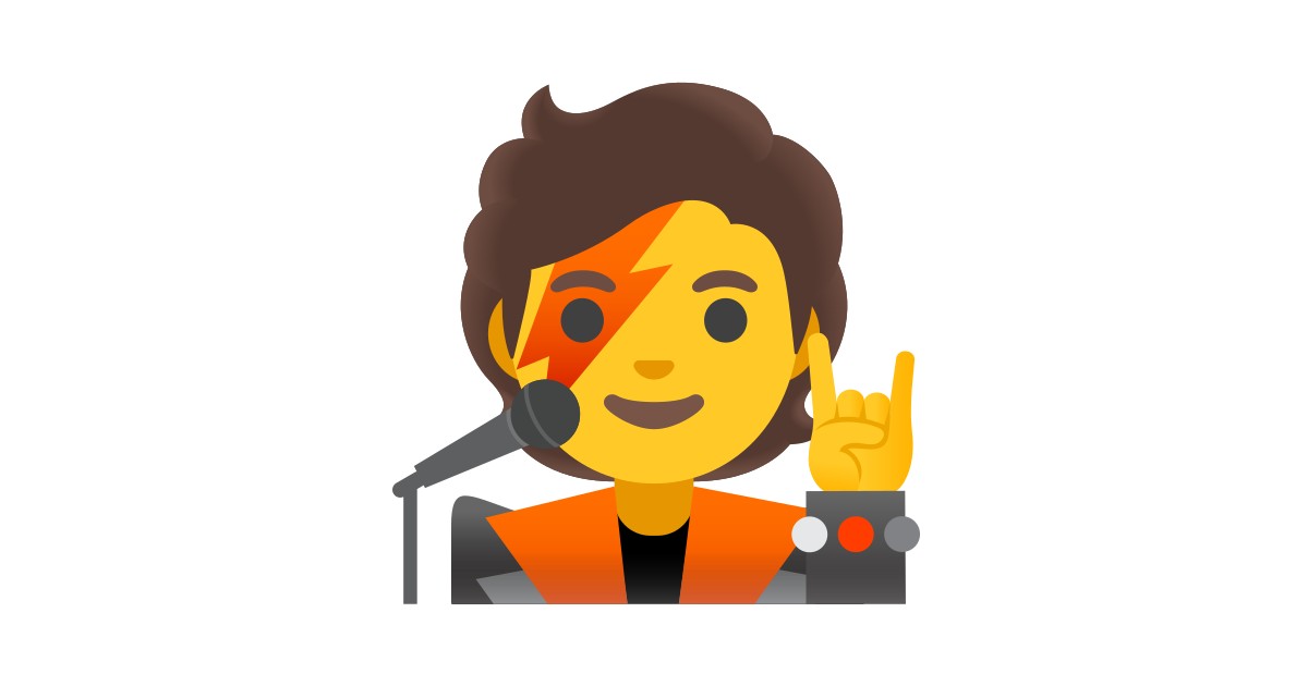 🧑‍🎤 Chanteur (tous Genres) Emoji