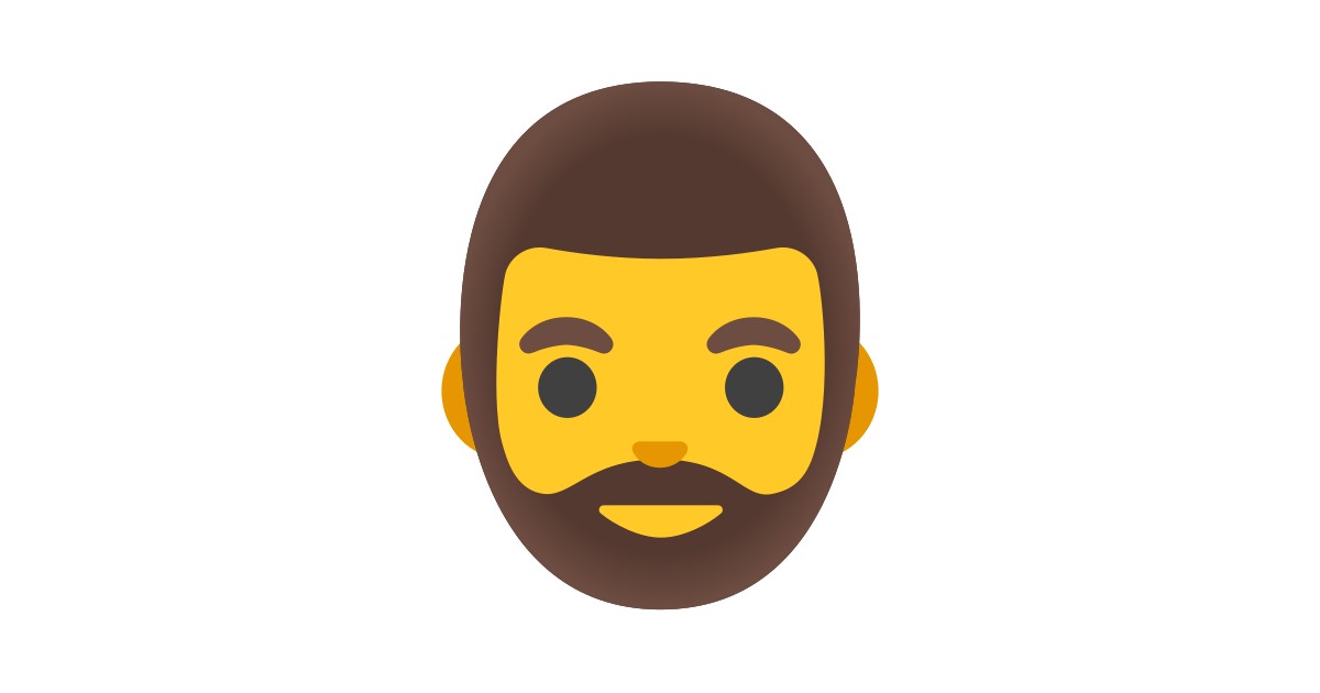 🧔‍♂️ Hombre: Barba Emoji