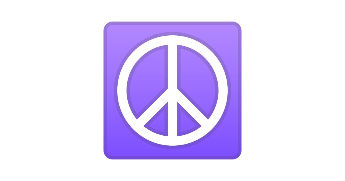☮️ Símbolo De La Paz Emoji