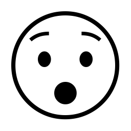 😯 Hushed Face Emoji