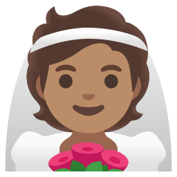 👰🏽 Person With Veil: Medium Skin Tone Emoji