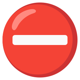 ⛔ No Entry Emoji