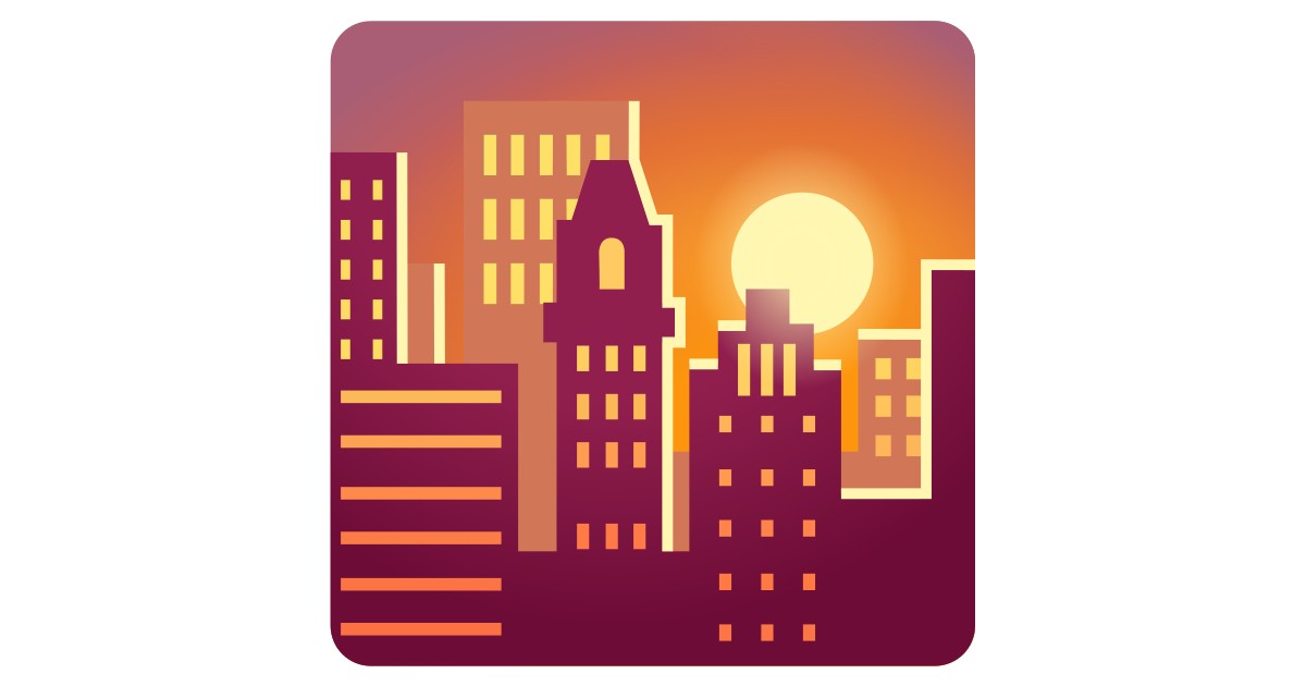 🌇 Sunset Emoji