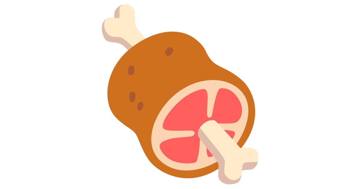 🍖 Meat On Bone Emoji