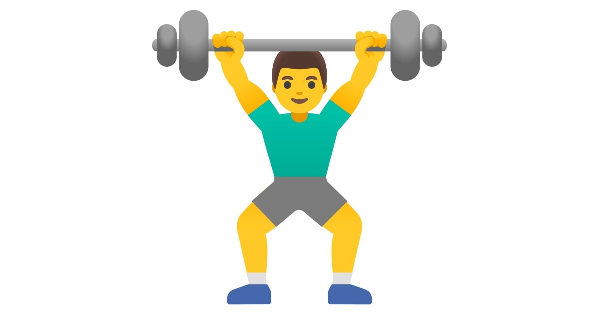 🏋️‍♂️ Man Lifting Weights Emoji