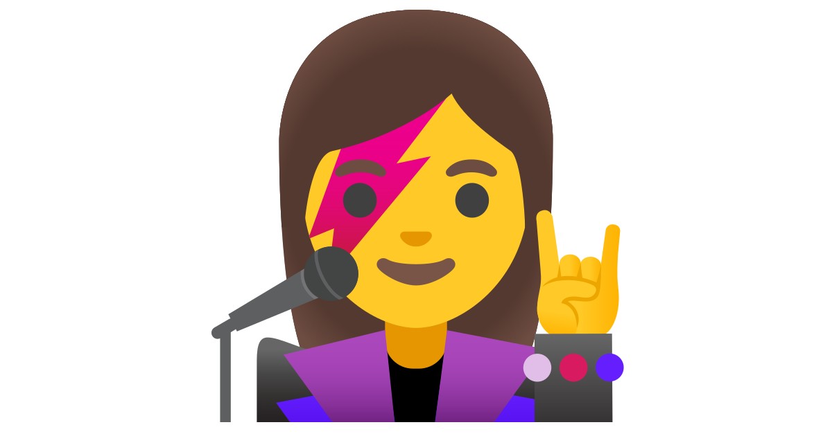 👩‍🎤 Woman Singer Emoji