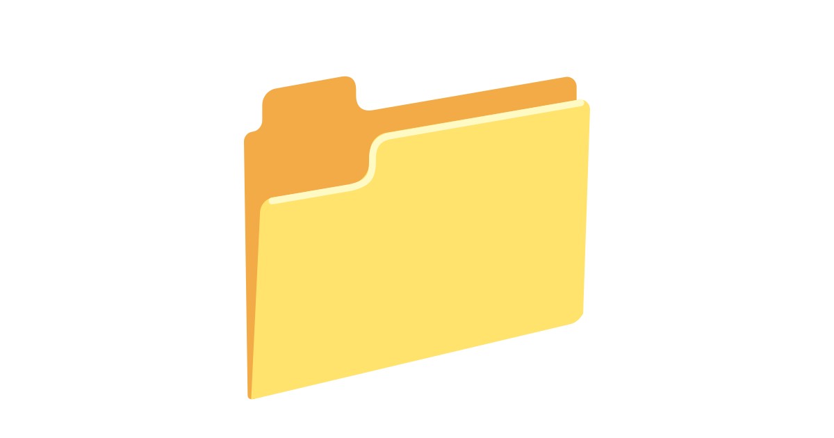 📁 File Folder Emoji