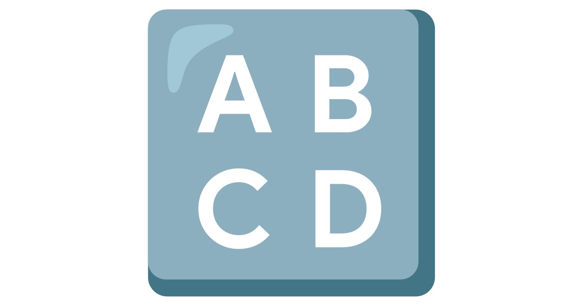 🔠 Input Latin Uppercase Emoji