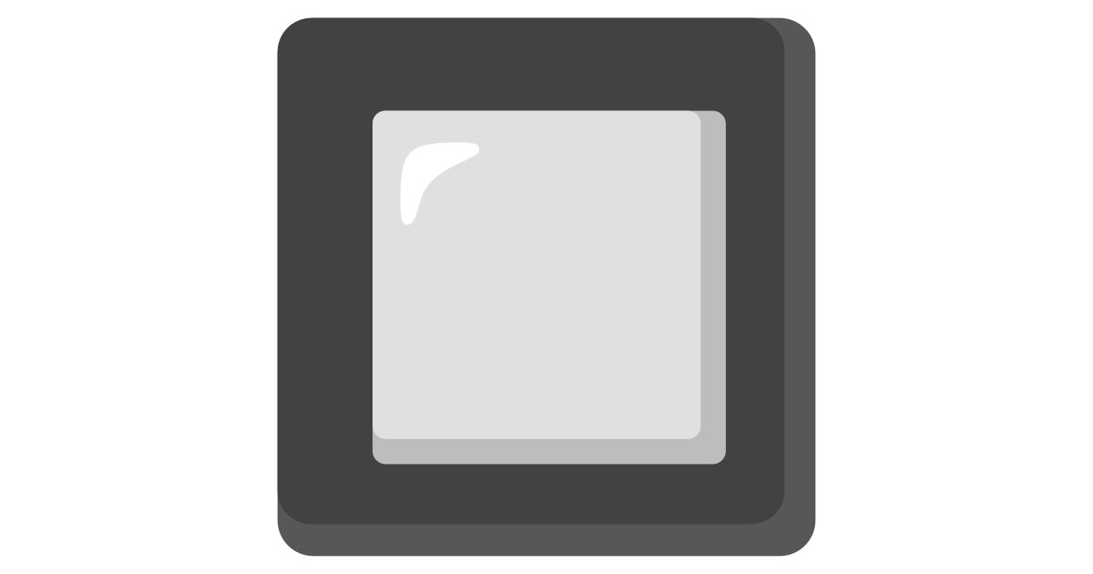 🔲 Black Square Button Emoji