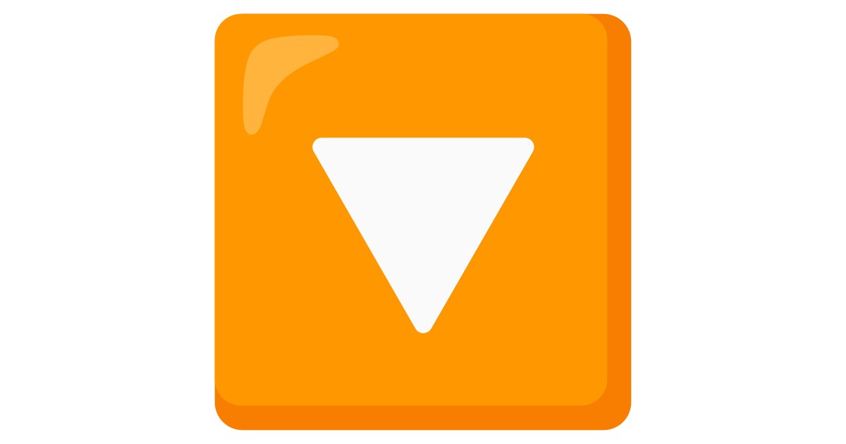 🔽 Downwards Button Emoji