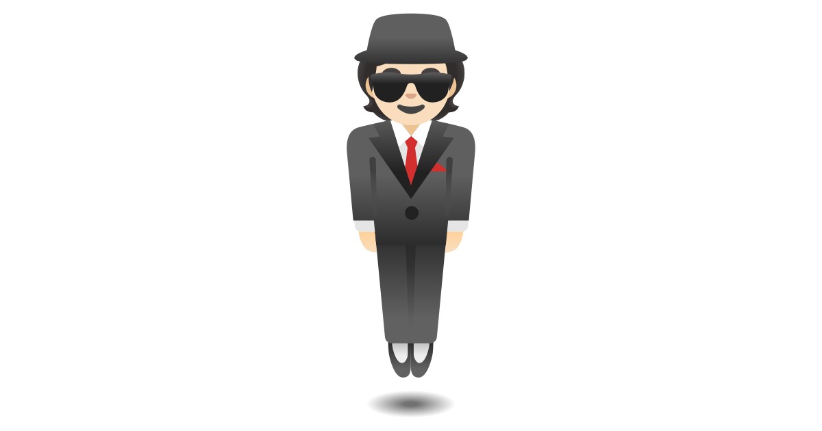 🕴🏻 Person In Suit Levitating: Light Skin Tone Emoji