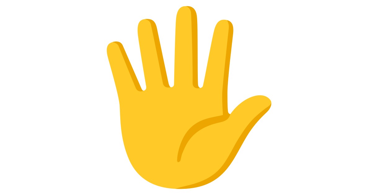 🖐️ Hand With Fingers Splayed Emoji