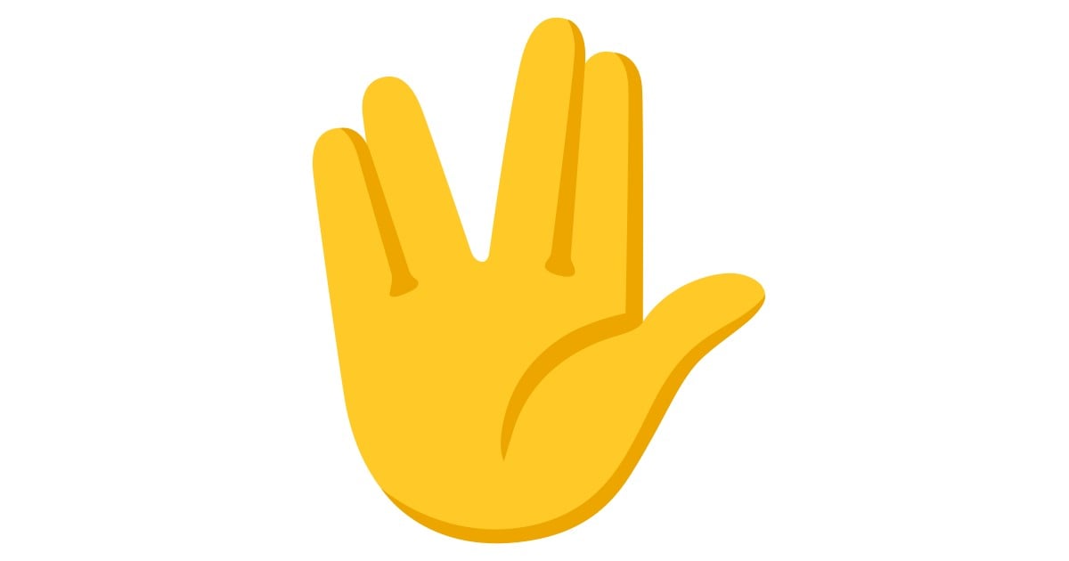 🖖 Vulcan Salute Emoji