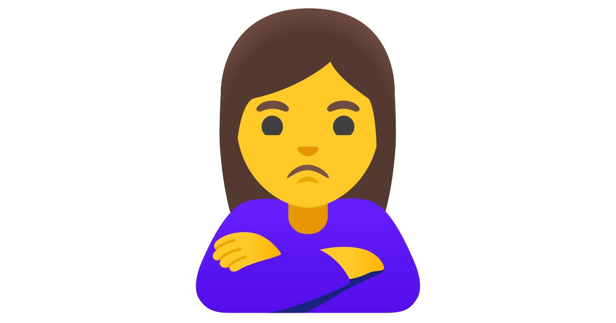 🙎‍♀️ Woman Pouting Emoji