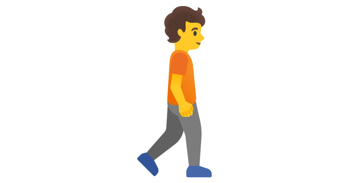 🚶‍ ️ Persona Caminando Hacia La Derecha Emoji
