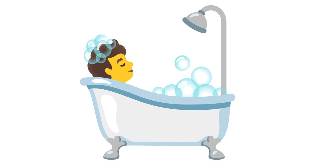 🛀 Person Taking Bath Emoji