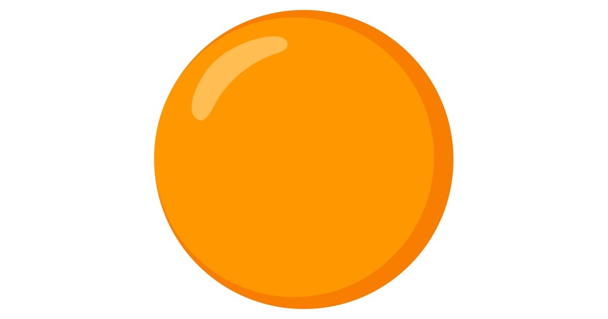 🟠 Orange Circle Emoji