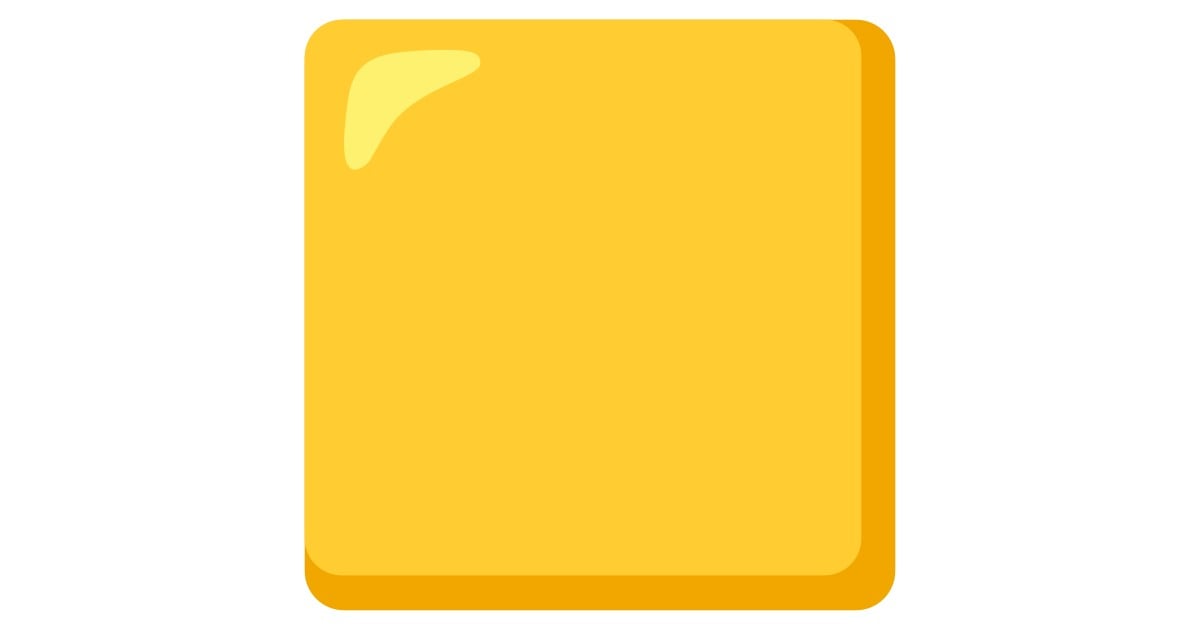 🟨 Yellow Square Emoji