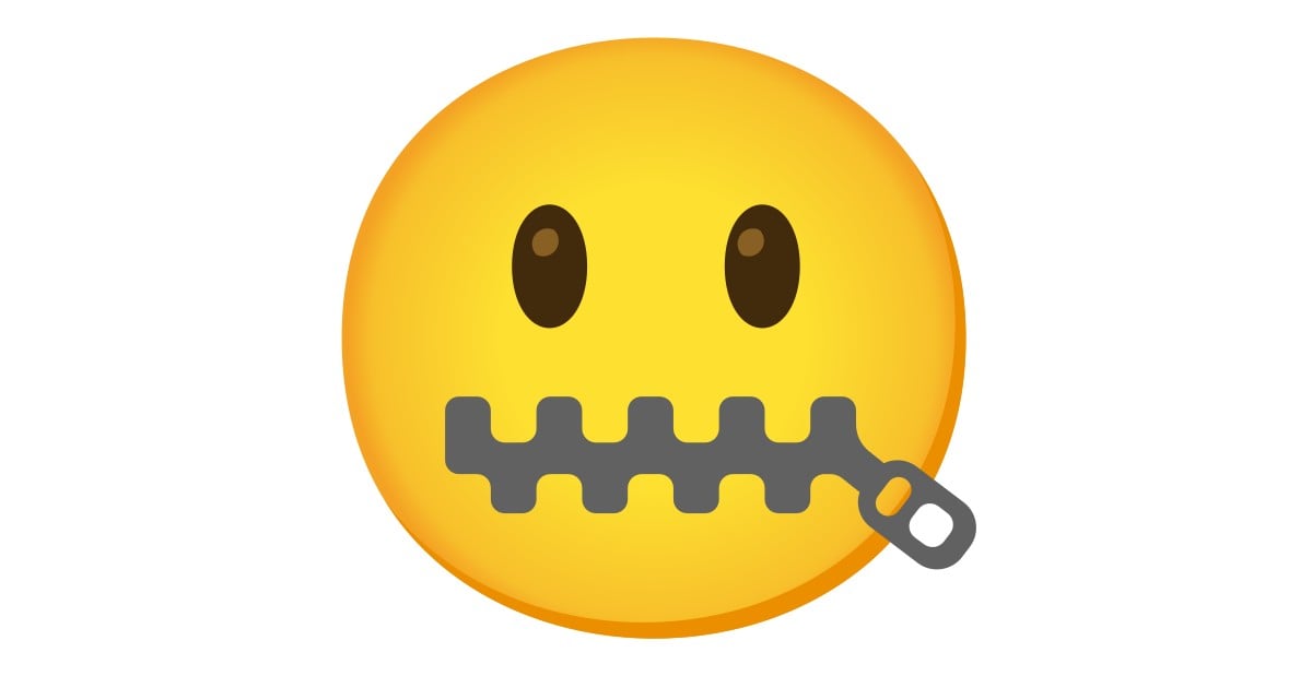 🤐 Cara Con La Boca Cerrada Con Cremallera Emoji