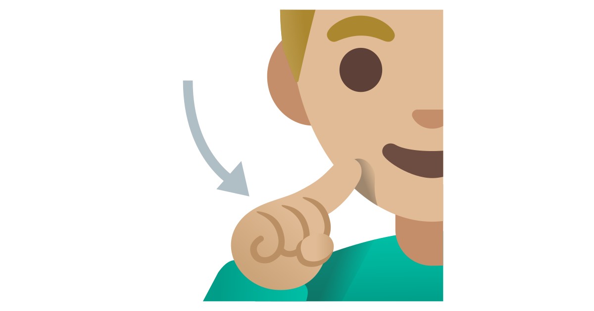 Translations of the 🧏🏼‍♂️ deaf man: medium-light skin tone emoji in ...